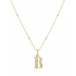 Hey Happiness Necklace 'Letter B' female Gold size Onesize