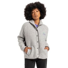 Quiksilver Fleece Jacket 'Sherpa Heather' female Grey size XL