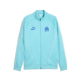 Puma Sportjacke 'Olympique de Marseille King Anthem' Herren Gr&ouml;&szlig;e XXS navy / aqua