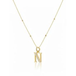 Hey Happiness Necklace 'Letter N' female Gold size Onesize