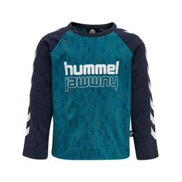 Hummel Shirt 'Thunder' Jungen Gr&ouml;&szlig;e 62 marine / cyanblau / sepia / wei&szlig;