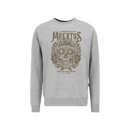 Oldskull Sweatshirt male Grey size S