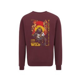 Oldskull Sweatshirt 'Wrldvibe Return to Wild Graphic' male Red size XXL