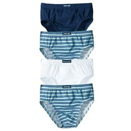 H.I.S. H.I.S Slip Jungen Gr&ouml;&szlig;e 152 blau / hellblau / wei&szlig;