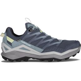 Lowa Maddox Pro GTX Lo Wide Last Damen Wanderschuhe dunkelblau 38 - Damenschuhe