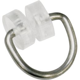 Berger T-Rollring transparent/ metall - Scharniere, Beschl&auml;ge & M&ouml;belzubeh&ouml;r
