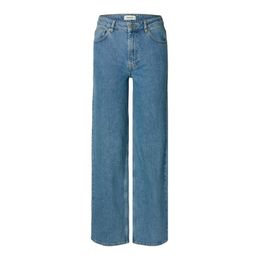 Selected Jeans 'SLFWide Bea-Kori' female size 32 Blue denim