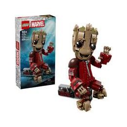 Lego 76341 Marvel Super Heroes Groot im Ravager-Outfit, Konstruktionsspielzeug
