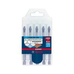 Bosch EXPERT HEX-9 HardCeramic Dachziegel-Bohrer, &Oslash; 6mm 5 St&uuml;ck, L&auml;nge 90mm