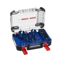 Bosch EXPERT Lochs&auml;gen-Set Construction Material PC Plus, &Oslash; 20-64mm, 10-teilig mit Power Change Plus Adapter, Koffer