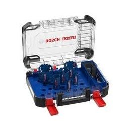 Bosch EXPERT Multi Material PC Plus Lochs&auml;gen-Set, &Oslash; 22-68mm, 9-teilig mit Power Change Plus Adapter, Koffer