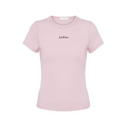 LeGer by Lena Gercke T-Shirt 'Simone' Damen Gr&ouml;&szlig;e XXL ros&eacute; / schwarz