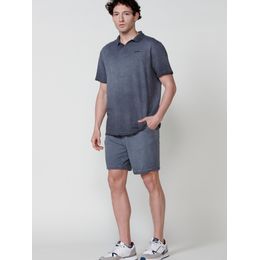 Koroshi Poloshirt Herren Gr&ouml;&szlig;e XXL basaltgrau / schwarz