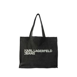 KARL LAGERFELD JEANS Shopper Damen Gr&ouml;&szlig;e One Size hellgrau / schwarz