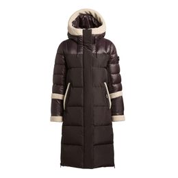 Khujo Wintermantel 'Desna2' Damen Gr&ouml;&szlig;e L beige / dunkelbraun