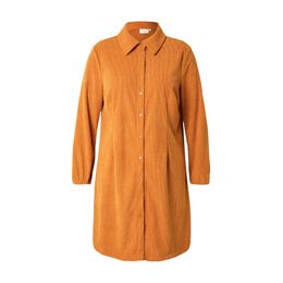 Only Carmakoma Kleid 'CARMAKINTA' Damen Gr&ouml;&szlig;e 50 cognac Winterkleid