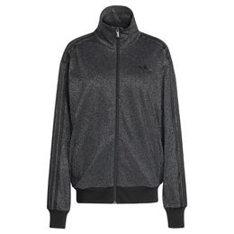 adidas originals Sweatjacke 'LUREX FIREBIRD TRACK' Damen Gr&ouml;&szlig;e XXXL/4XL schwarz / schwarzmeliert