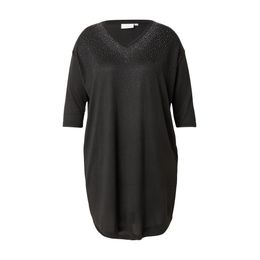 Only Carmakoma Kleid 'CARALBA' Damen Gr&ouml;&szlig;e 54 schwarz / silber Winterkleid