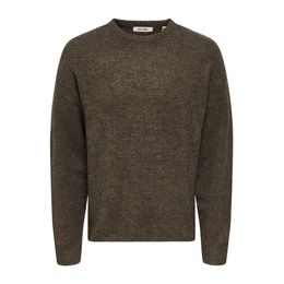 Only & Sons Only & Sons Pullover 'ONSWAKE' Herren Gr&ouml;&szlig;e S dunkelbraun