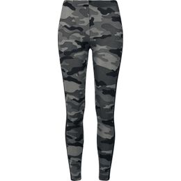 Urban Classics Ladies Camo Stripe Leggings Leggings darkcamo schwarz in M TB1530 darkcamo/black