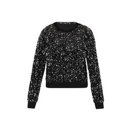 NAEMI Sweatshirt Damen Gr&ouml;&szlig;e L schwarz / silber