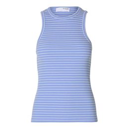 Selected Top 'SLFANNA' Damen Gr&ouml;&szlig;e XS blau / wei&szlig;