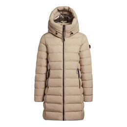 Khujo Jacke 'Nekar' Damen Gr&ouml;&szlig;e XXL beige / schwarz Wintermantel
