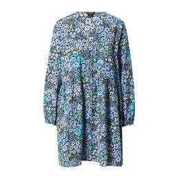 MONKI Kleid Damen Gr&ouml;&szlig;e 36 marine / t&uuml;rkis / schilf / helllila Winterkleid