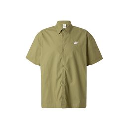 Nike Sportswear Hemd 'CLUB' Herren Gr&ouml;&szlig;e XL oliv / wei&szlig;