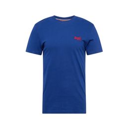 Superdry & Co Shirt 'Essential' male size XL Cobalt blue / Red