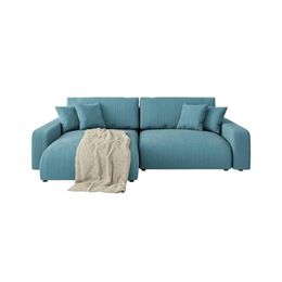 S-STYLE Ecksofa Emma t&uuml;rkis/petrol Ma&szlig;e (cm): B: 234 H: 78 Sofas > Sofas nach Material > Stoffsofas &raquo; Sofa DE