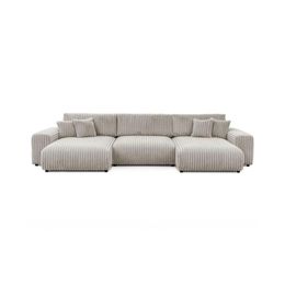 S-STYLE Wohnlandschaft Mollis grau Ma&szlig;e (cm): B: 350 H: 77 Sofas > Sofas nach Material > Stoffsofas &raquo; Sofa DE