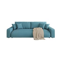 S-STYLE Einzelsofa Emma t&uuml;rkis/petrol Ma&szlig;e (cm): B: 234 H: 78 Sofas > Sofas nach Material > Stoffsofas &raquo; Sofa DE