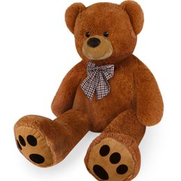 Monzana Pl&uuml;schtier Teddyb&auml;r XXL Braun 150cm