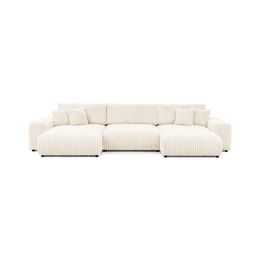 S-STYLE Wohnlandschaft Mollis beige Ma&szlig;e (cm): B: 350 H: 77 Sofas > Sofas nach Material > Stoffsofas &raquo; Sofa DE