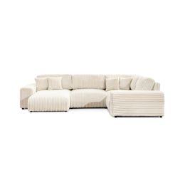 S-STYLE Wohnlandschaft XXL Mollis beige Maße (cm): B: 316 H: 77 » Möbel Kraft