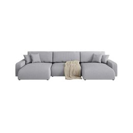 S-STYLE Wohnlandschaft Emma grau Ma&szlig;e (cm): B: 332 H: 78 &raquo; M&ouml;bel Kraft