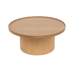 M&ouml;bel Kraft Couchtisch Fisolo holzfarben Ma&szlig;e (cm): H: 35 &Oslash;: 80.0 &raquo; M&ouml;bel Kraft