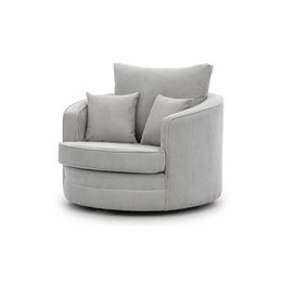S-STYLE Drehsessel grau Ma&szlig;e (cm): B: 107 H: 94 Sessel & Hocker > Sessel nach Material > Stoff Sessel &raquo; Sofa DE