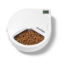 Cat Mate Futterautomat f&uuml;r drei Mahlzeiten mit digitalem Timer (C300)