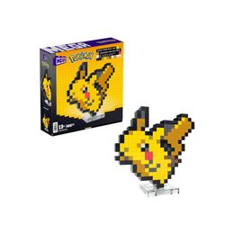Mattel HTH74 - Mega - Pok&eacute;mon - Pikachu Pixel Art Bauset, 400 Teile