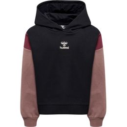 Hummel Sweatshirt M&auml;dchen Gr&ouml;&szlig;e 140 orchidee / weinrot / schwarz / wei&szlig;