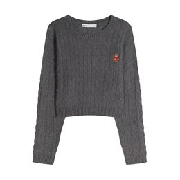Bershka Pullover Damen Gr&ouml;&szlig;e S dunkelgrau