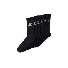 Umbro Socken Herren Gr&ouml;&szlig;e 35/38 schwarz / offwhite
