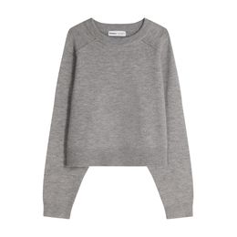 Bershka Pullover Damen Gr&ouml;&szlig;e XS graumeliert