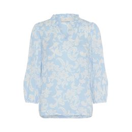 Kaffe Bluse 'KARiani' Damen Gr&ouml;&szlig;e XL hellblau / offwhite