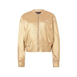K by KARL LAGERFELD Karl Lagerfeld Sweatjacke Damen Gr&ouml;&szlig;e L gold