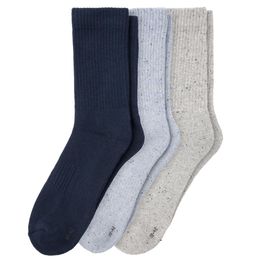 VanVaan 3 Paar Herren Sportsocken mit Frottee Sohle