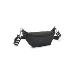 ELBSAND Bauchtasche 'Umh&auml;ngetasche' schwarz Gr. f&uuml;r Damen. Mit Logoschriftzug, Rei&szlig;verschluss, Haken