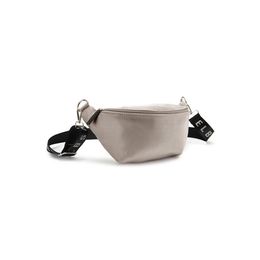 ELBSAND Bauchtasche 'Umh&auml;ngetasche' beige Gr. f&uuml;r Damen. Mit Logoschriftzug, Rei&szlig;verschluss, Haken